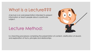 LECTURE METHOD method of teaching :.pptx