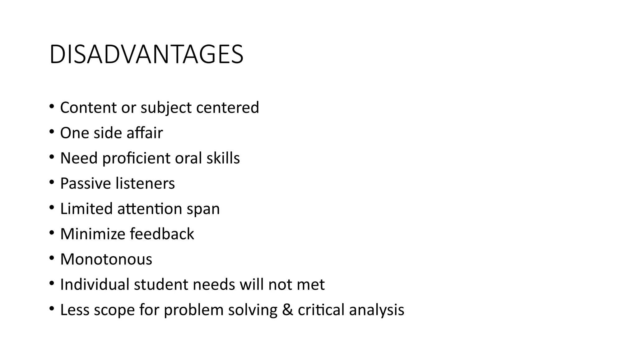 Teaching method -Lecture method in nursing. | PPTX