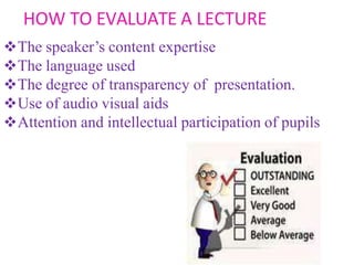 Lecture method | PPTX