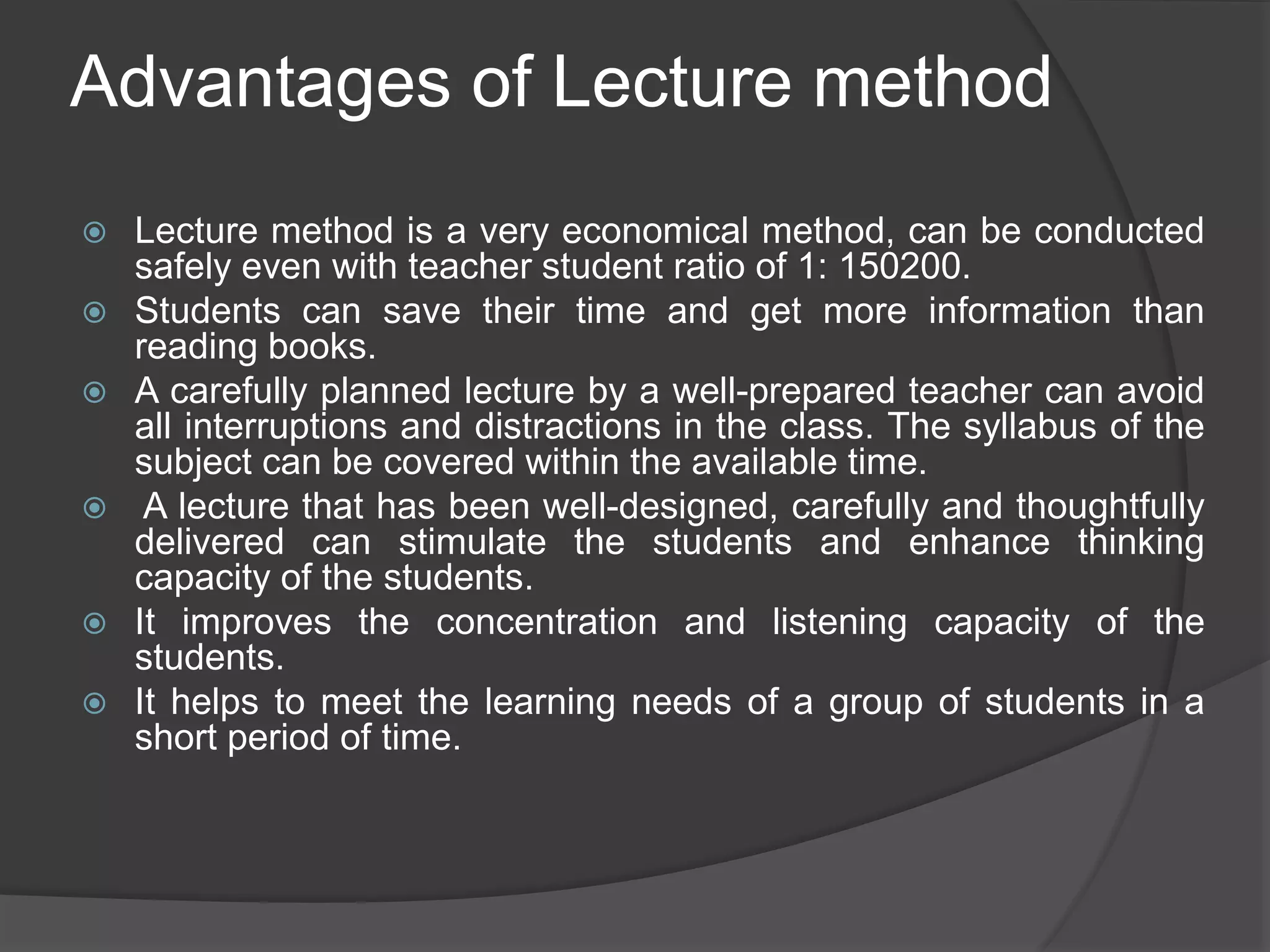 Lecture method CET 1.pptx