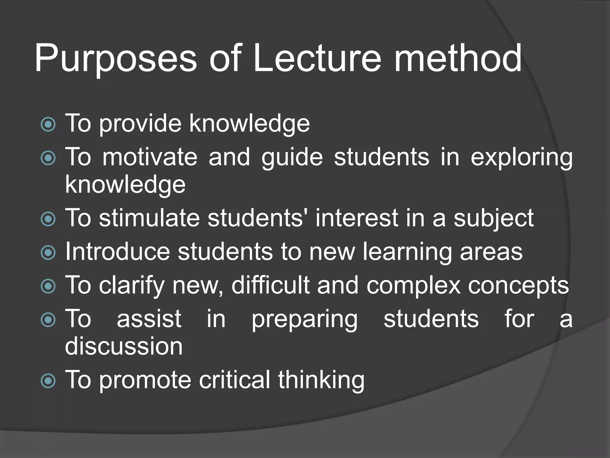 Lecture method CET 1.pptx