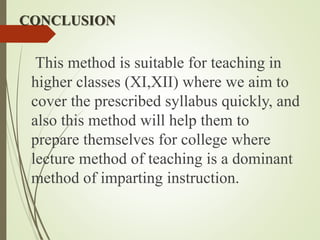 Lecture method ppt | PPT