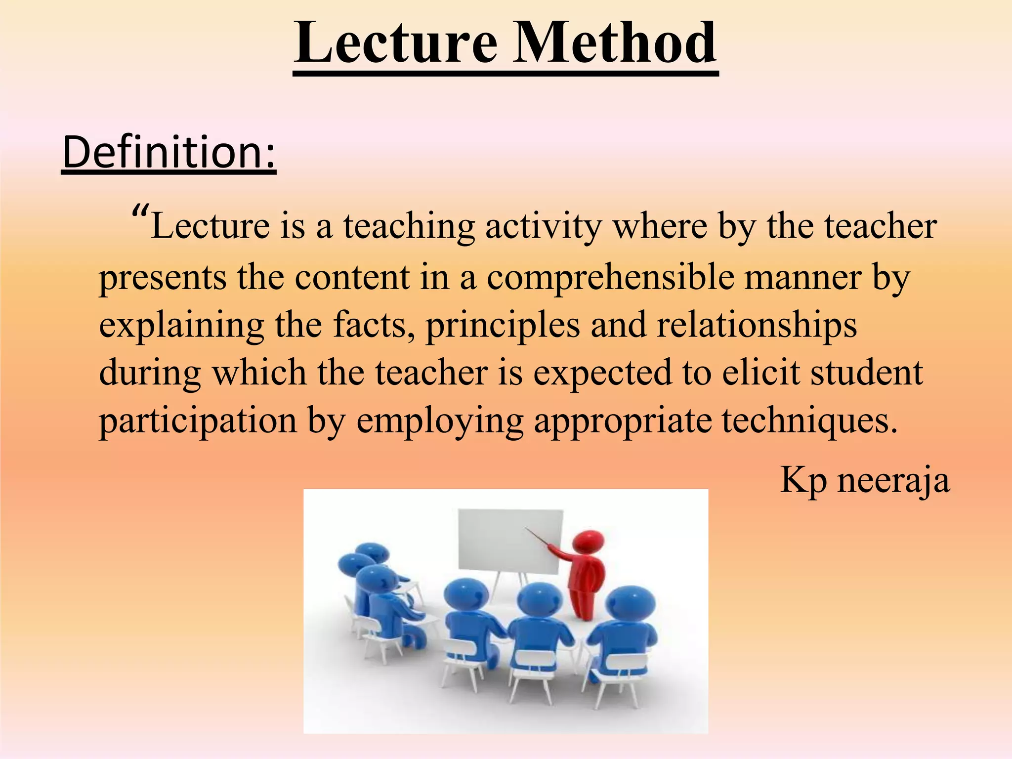 Lecture method | PPTX