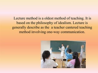 Lecture method | PPTX