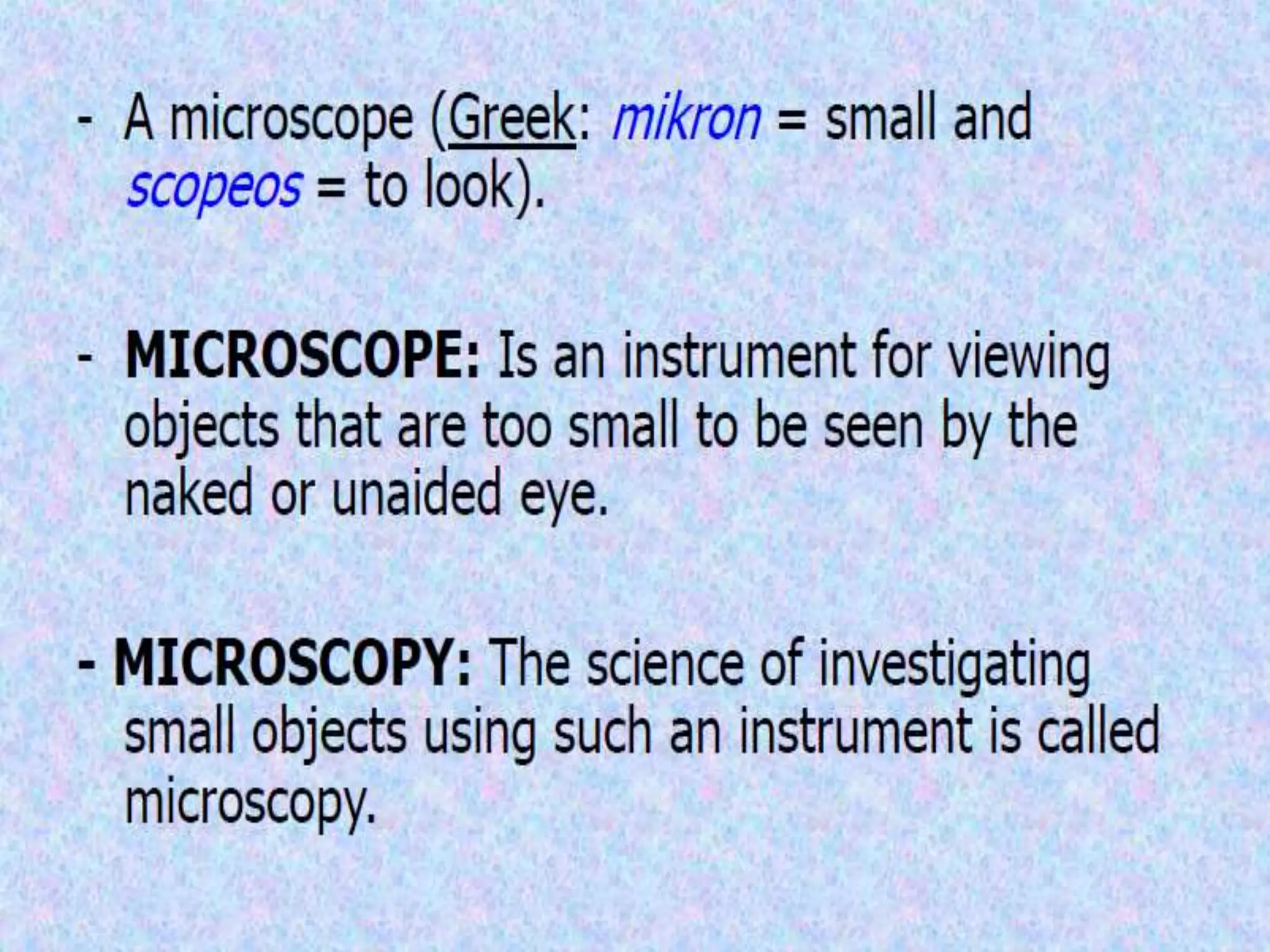 Microscopy and Micrometry | PPTX
