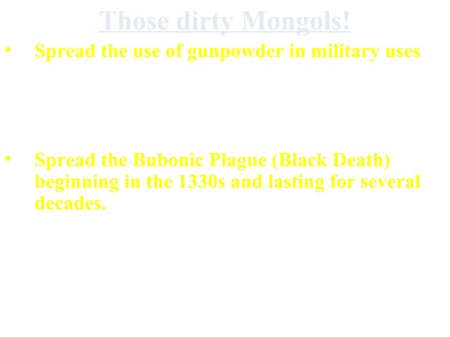 Mongol Conquests | PPT | Religion & Spirituality