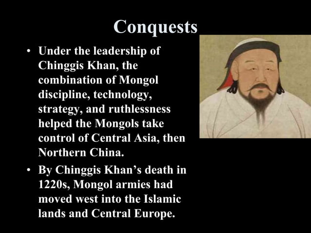 Lecture mongolconquests | PPT