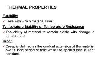 Material Properties UET KSK Lahore | PPT