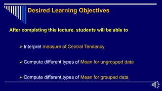 Descriptive Statistics LECTURE N0 4.pdf | PPT