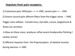 Lecture nerual regulation of circulation | PDF