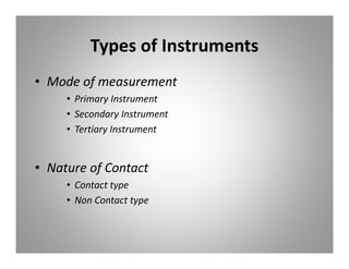 Intoduction to Mechanical Measurements | PDF