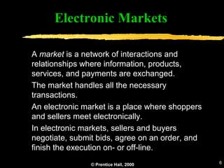 Foundations of Electronic Commerce | PPT