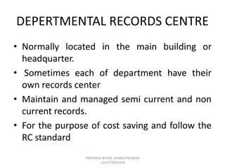 Records Centre Management | PPT