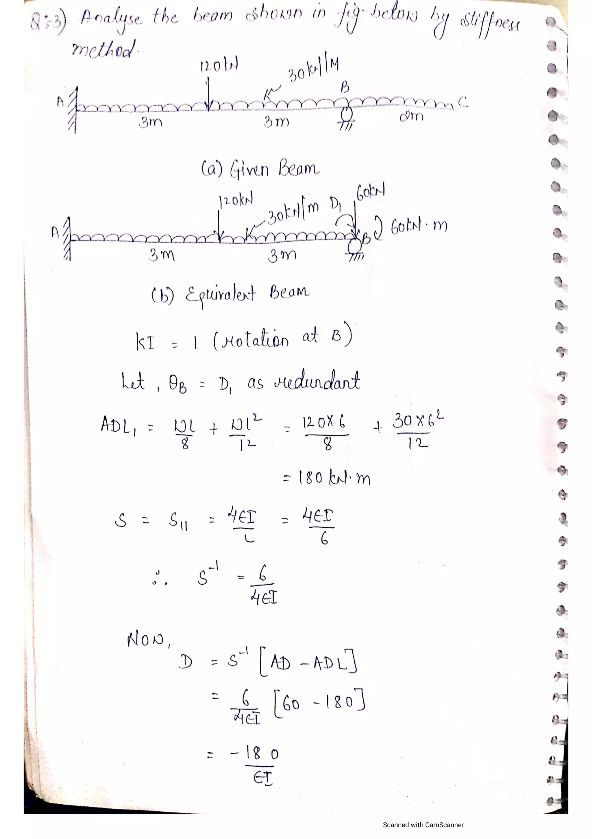 Lecture no.4 stiffness method problem sum | PDF