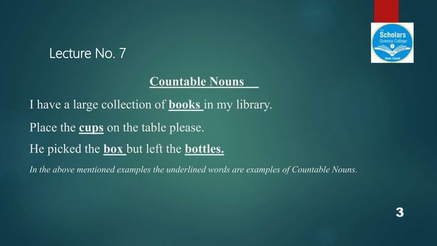 Countable and Non-Countable Nouns | PPTX | Poetry | Books and Literature