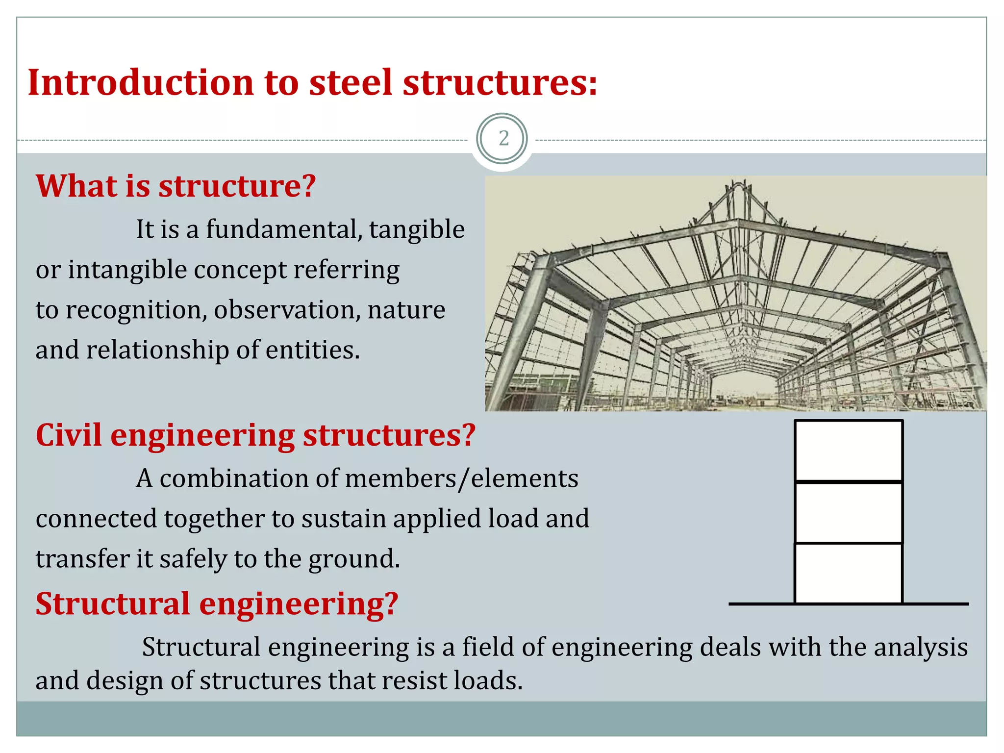 Introduction to steel structures | PDF