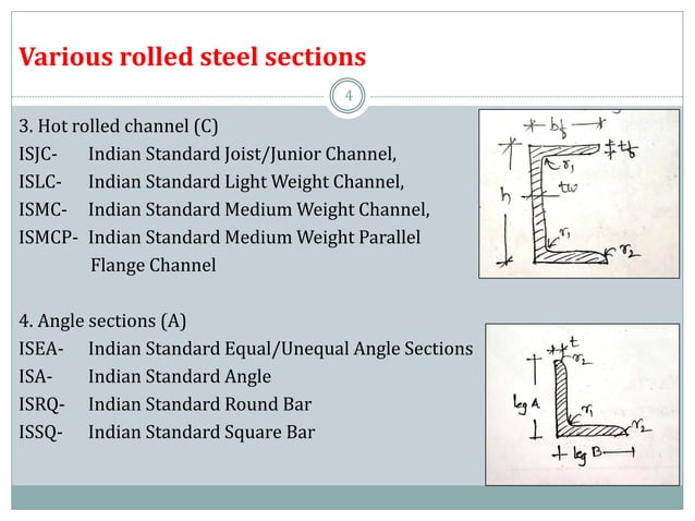 Various rolled steel section | PDF | Civil Engineering Industry ...