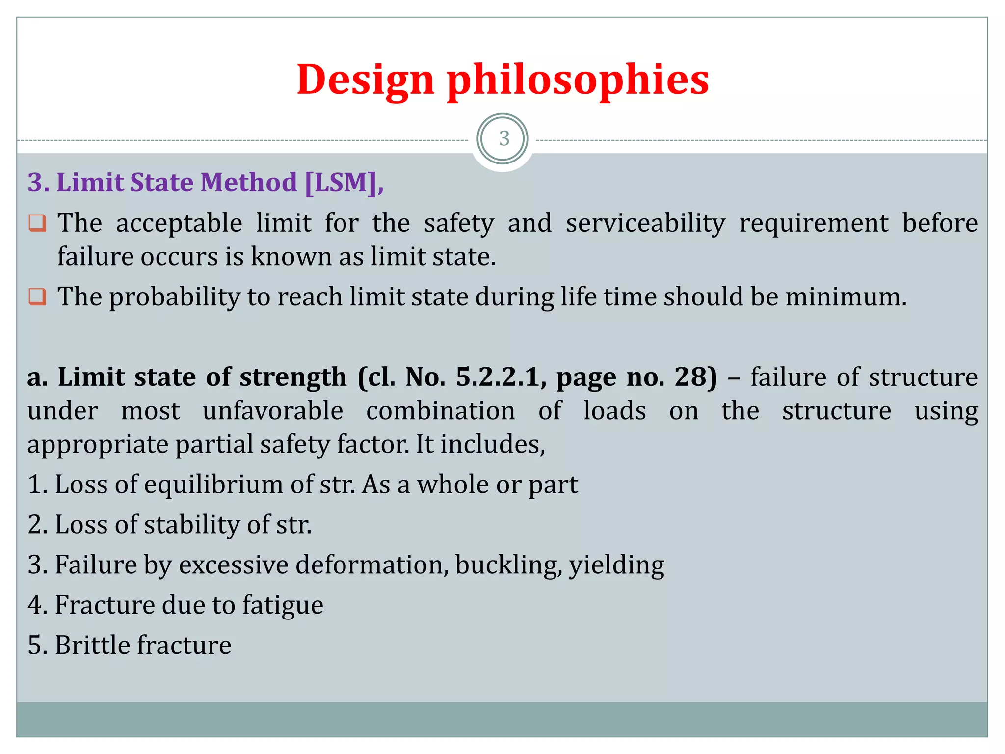 Design philosophies | PDF
