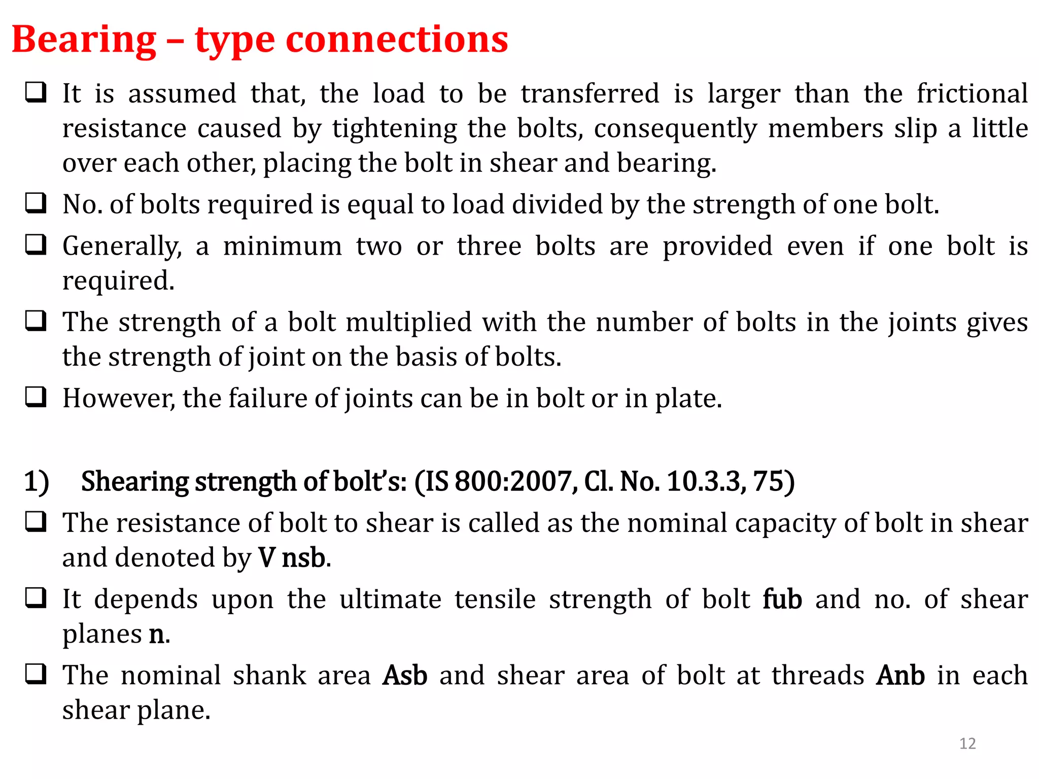 Design of connections | PDF