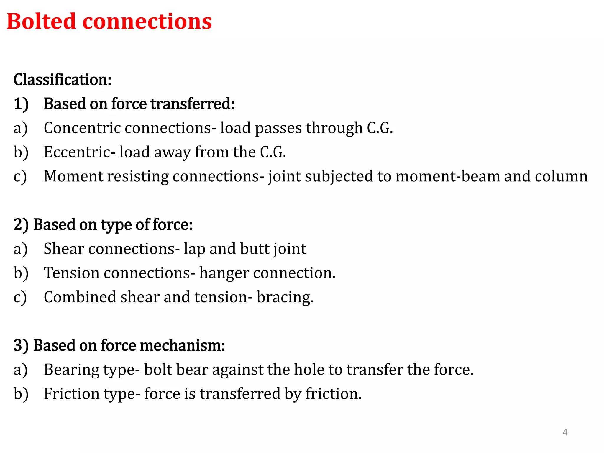 Design of connections | PDF