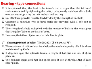 Design of connections | PDF | Physics | Science