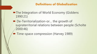 Lecture no. 4 a globalization | PPT
