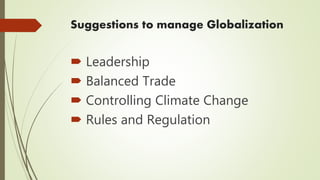 Lecture no. 4 a globalization | PPT