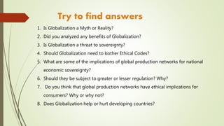 Lecture no. 4 a globalization | PPTX