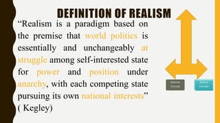 Lecture no. 5 realism ppt | PPTX | Political Issues & policy | Politics