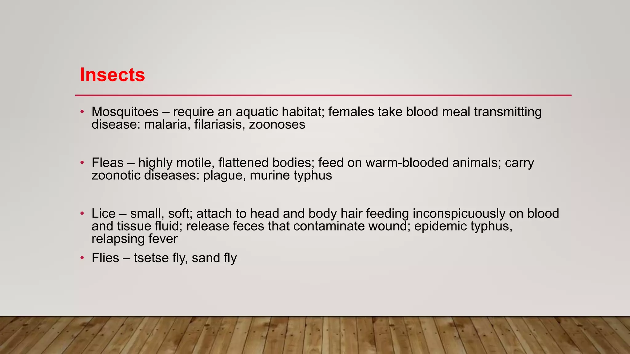 Lecture no.7 cestodes arthropod vectors of infectious disease | PPTX