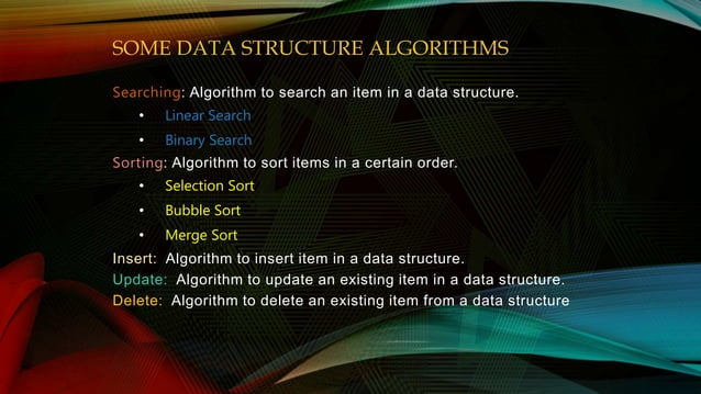 Data structures Lecture no. 2 | PPT
