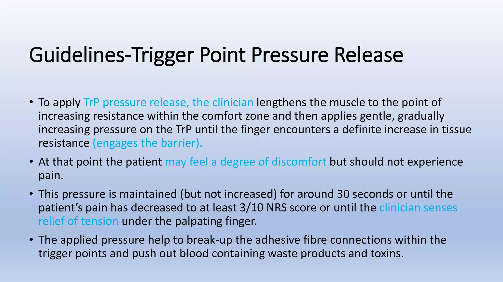 Trigger and tender points.pptx | First Aid | Injuries