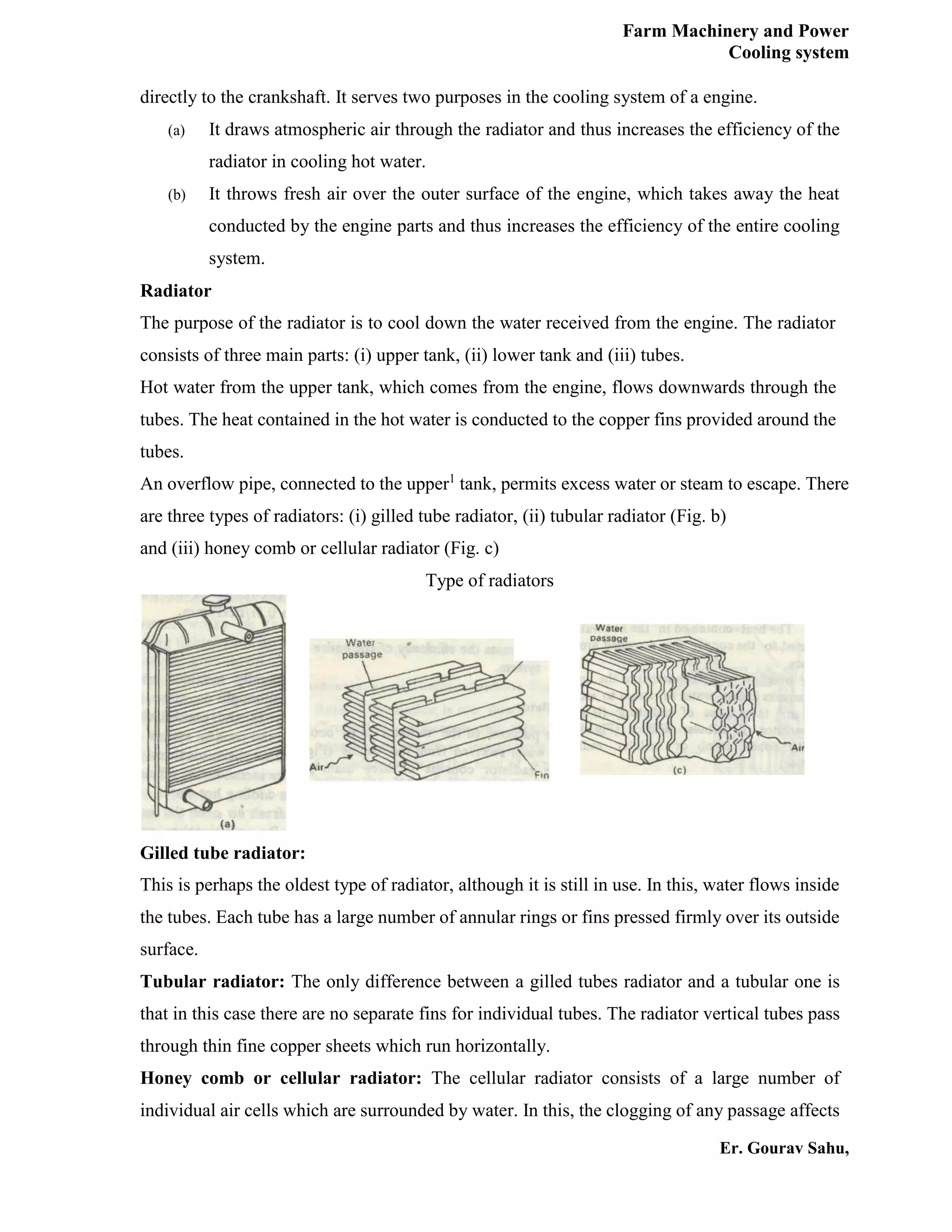 Lecture No. 05_Cooling system.pdf | Chemistry | Science