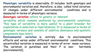Genetic component of Polygenic variation | PPTX