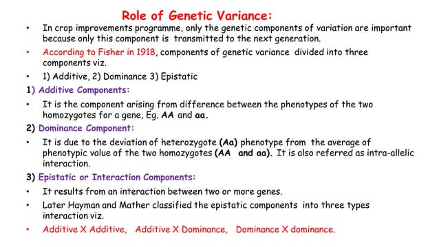 Genetic component of Polygenic variation | PPTX | Genetics | Science