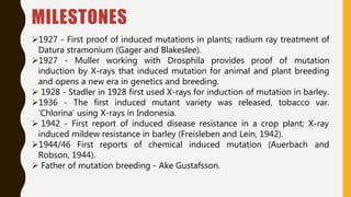 Mutation Breeding | PPT