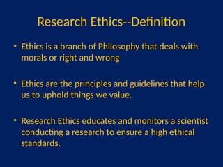 Lecture No. 4 Ethics in Research (1).pptx