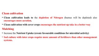 Soil management in relation to soil micro organisms.pptx