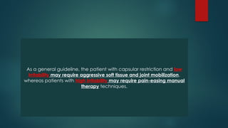Lecture No. 12. Shoulder Adhesive Capsulitis, Hypomobilities and ...