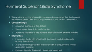 Lecture No. 12. Shoulder Adhesive Capsulitis, Hypomobilities and ...