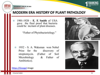 Lecture No-2 History of Plant Pathology Modern History (PPT).pptx