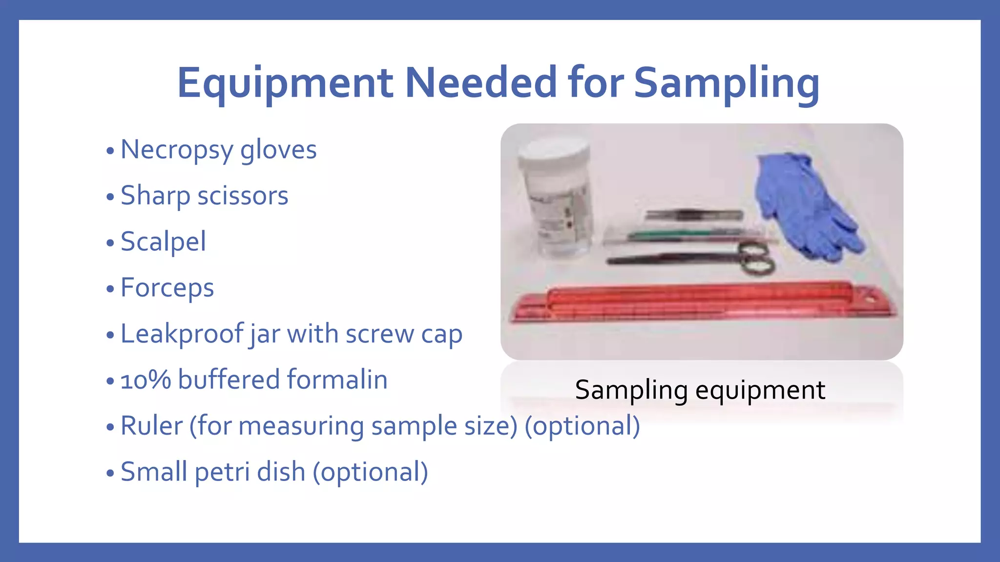 Histopathology , Sample collection to Wax infiltration (Tissue ...