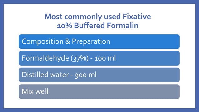 Histopathology , Sample collection to Wax infiltration (Tissue ...