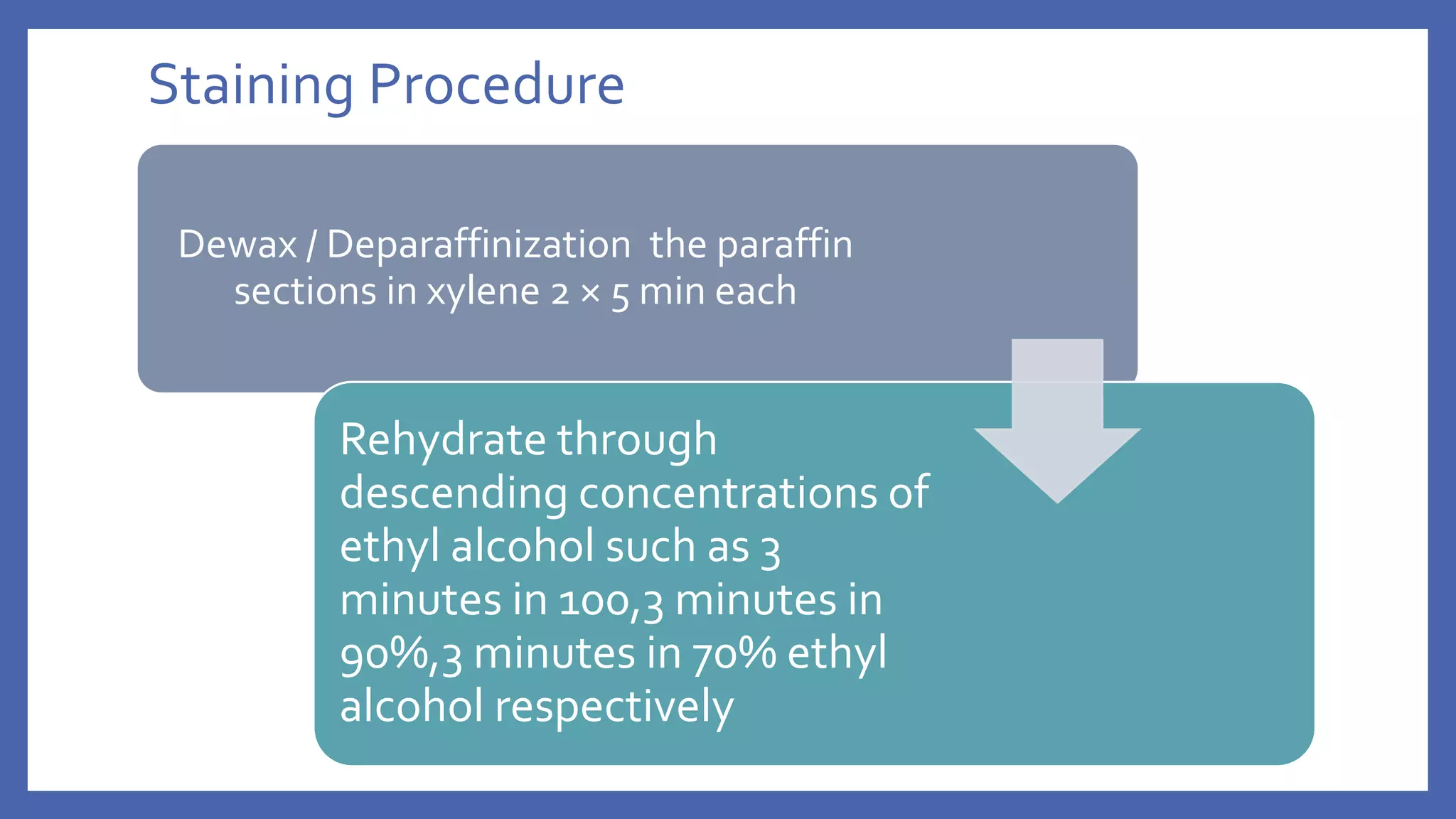 Histopathology Embedding to Staining the Slides | PDF