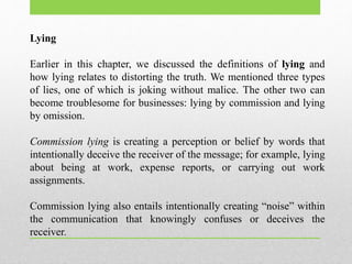 Lecture no 12.pptx ethical issues in business | PPTX | Crime & Harmful ...