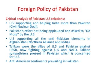 lecture no 14 Foreign Policy of Pakistan.pptx