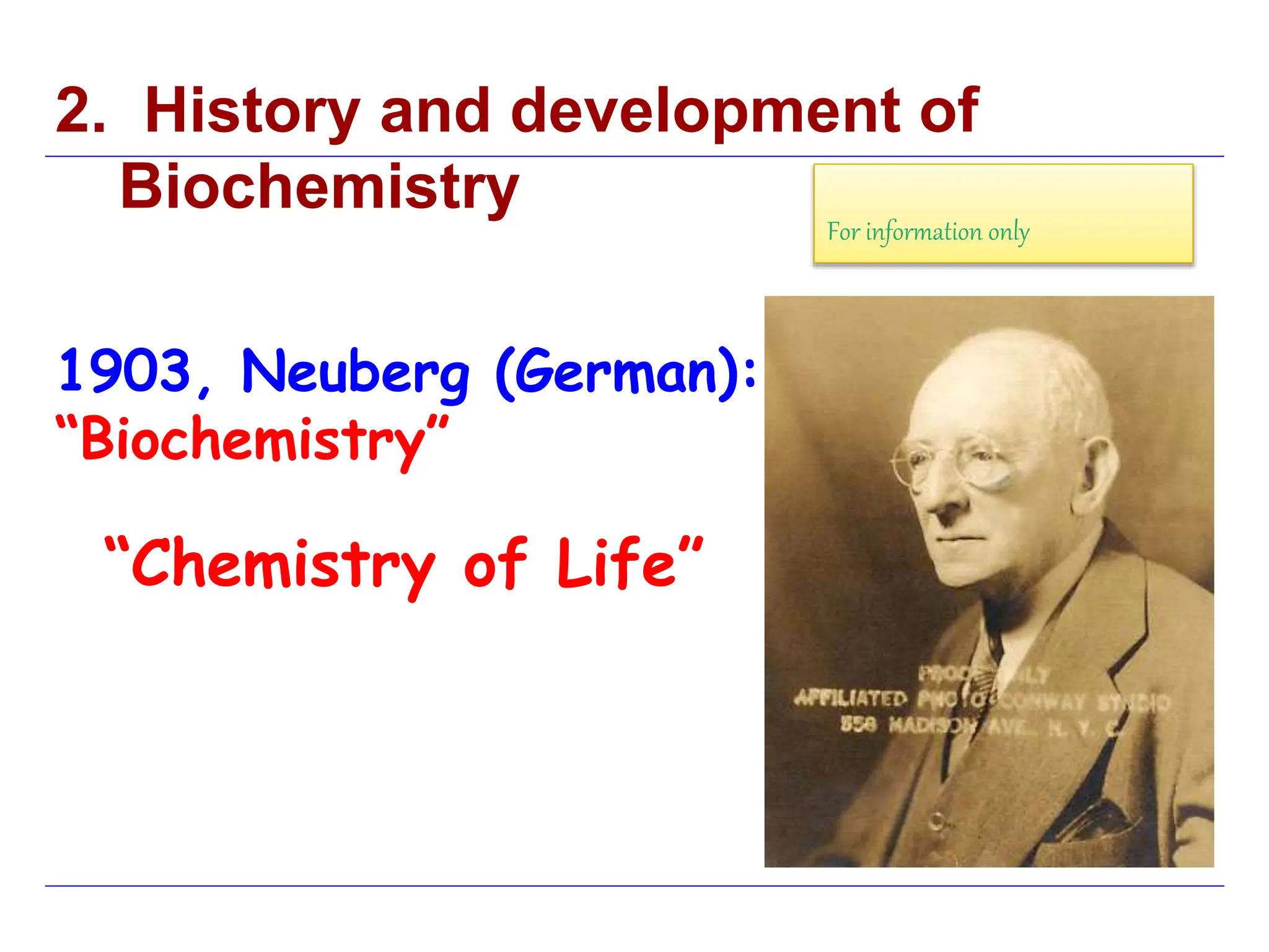 lecture no.1 biochemistry for biological | PPT