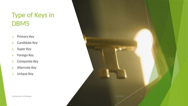 Lecture No 1b Overview of Database intro | PPTX