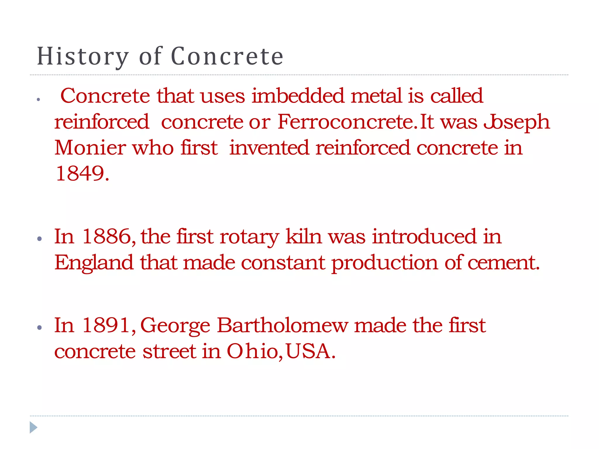 Concrete techology, Introduction.pptx