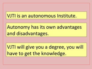 Lecture no 1 for vjti | PPT